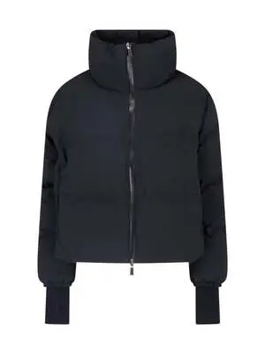 Herno Down Padded Knit-edge Jacket For - Black