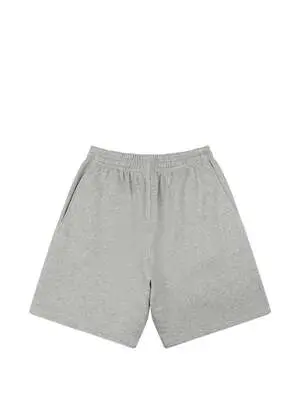 ENTIRE STUDIOS 100% Cotton Drawstring Waist Shorts With Side And Back Pockets - Grigio