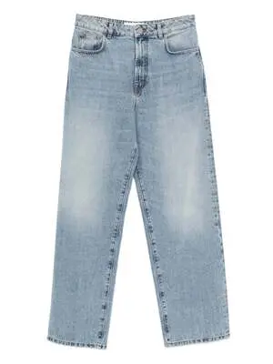 RÓHE Straight Leg Denim Jeans With Belt Loops - Blu