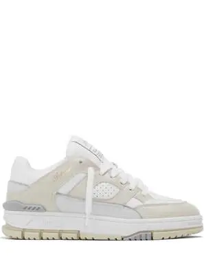 Axel Arigato Leather Sneaker With 3.7 Cm Expanded Rubber Sole, Removable Cushioned Footbed, Flat Cotton Laces & Gold-tone Logo Stamp - Bianco