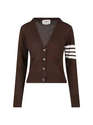 Thom Browne 100% Virgin Wool Sweater - Brown