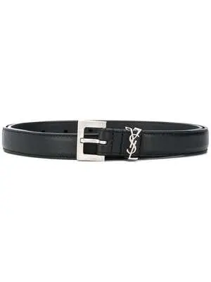 Saint Laurent Skinny Leather Belt