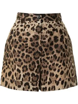 Dolce & Gabbana High-waisted Mini Shorts With Slant Pockets