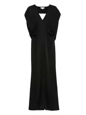 Stella McCartney Plunge V-neck Midi Dress