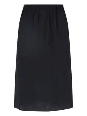 MAISON MARGIELA Sculpted Draped Skirt In 100% Polyester - Black