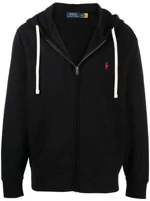 Polo Ralph Lauren Full-zip Hooded Sweatshirt - Nero