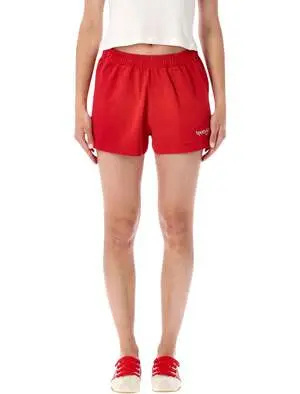 Sporty & Rich Mini Shorts - Ruby White