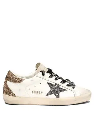 GOLDEN GOOSE Superstar Suede Sneakers With Sequins