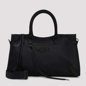 Balenciaga Le City L Polyamide Handbag - Black