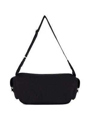 Gucci Mini Crossbody Bag With Adjustable Strap And Buckled Side Pockets - Nero