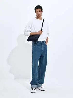Bottega Veneta Wide Leg Jeans For Men