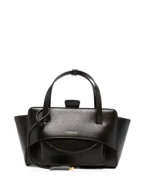 HIDESINS Flap Small Leather Tote - Brown
