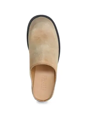 MAISON MARGIELA Suede Leather Mules - Beige
