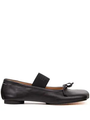 MAISON MARGIELA Leather Ballets - Black