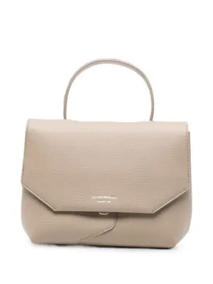 Emporio Armani Medium Leather Handbag - Brown