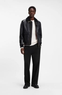 Hugo Relaxed-fit Sweatpants In Cotton Terry