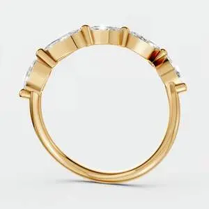 AYA FINE JEWELRY Marquise Lab Diamond Twist Ring - Yellow