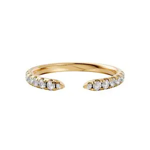 AYA FINE JEWELRY Sonder Open Cuff Ring - Yellow