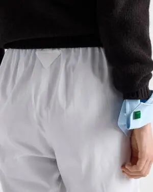 Prada Poplin Bermudas