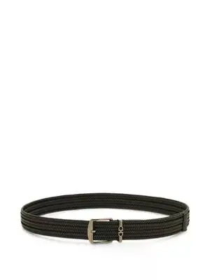 FERRAGAMO Gancini Braided Belt