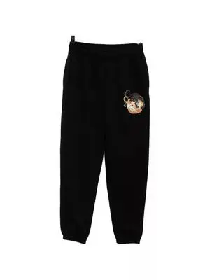 MELT Graphic-print Track Pants - Black