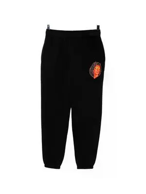 MELT Graphic-print Track Pants - Black