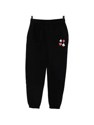 MELT Graphic-print Track Pants - Black