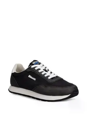 BLAUER. Falcon 01 Logo-print Panelled Sneakers