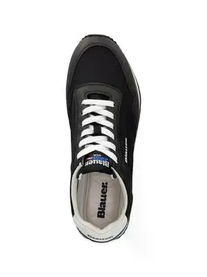 BLAUER. Falcon 01 Logo-print Panelled Sneakers
