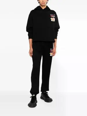 MELT Graphic-print Track Pants - Black
