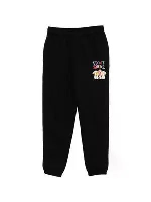 MELT Graphic-print Track Pants - Black