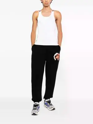 MELT Graphic-print Track Pants - Black