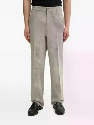LES DEUX Tailored Check Trousers