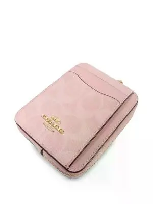 COACH VINTAGE Signature Zip Card Case