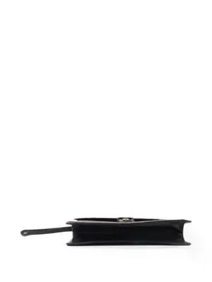 Bally Leather Turn-lock Clutch Bag