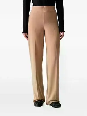 Joseph Ribkoff Pressed-crease Straight-leg Trousers - Neutrals