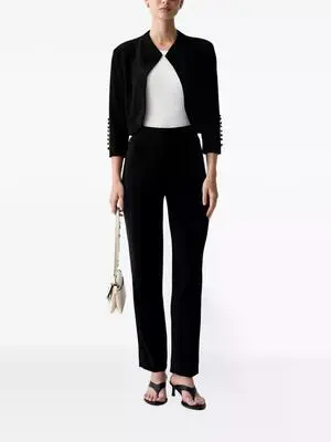 Joseph Ribkoff Button-cuff Cropped Jacket