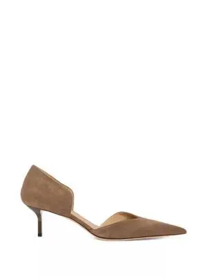 Victoria Beckham Angle D'orsay Pumps - Brown