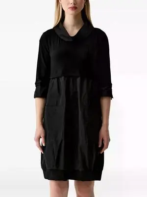 Joseph Ribkoff Cowl-neck Mini Dress - Black