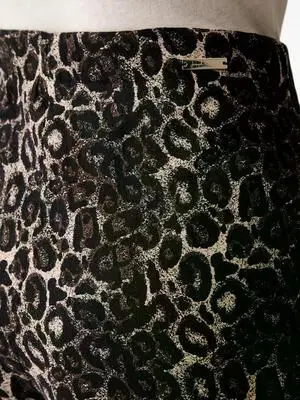 Joseph Ribkoff Leopard Print Jacquard Flared Trousers