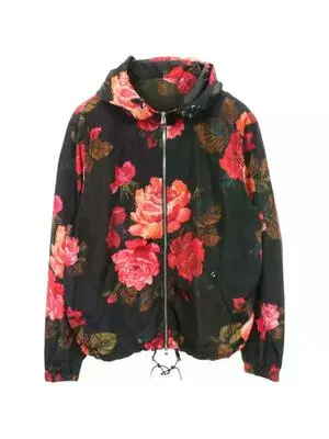 Alexander McQueen 2010s Floral-print Hooded Jacket