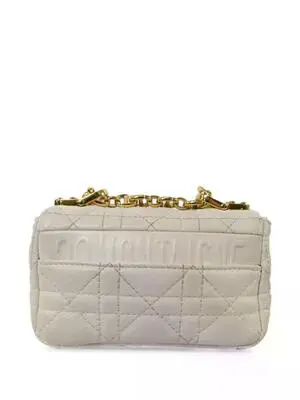 Dior Caro Chain Mini Bag - White