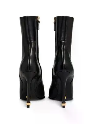 Dsquared2 Metal Bar Heeled Ankle Boots