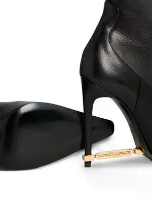 Dsquared2 Metal Bar Heeled Ankle Boots
