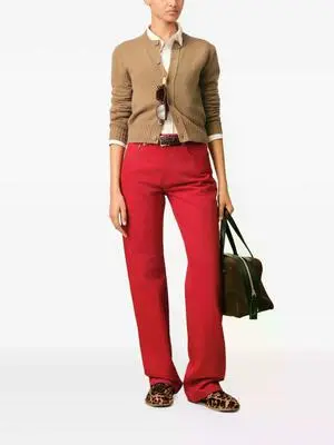 AMI Paris Crewneck Cashmere Cardigan