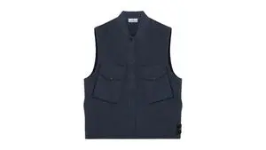 Stone Island G100013 Dense Cotton Twilltc Utility Vest