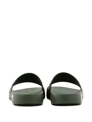 AAPE BY *A BATHING APE Logo-patch Monogram-pattern Slides