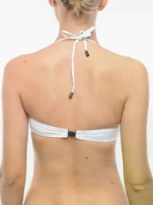 Karl Lagerfeld Logo-print Bikini Top