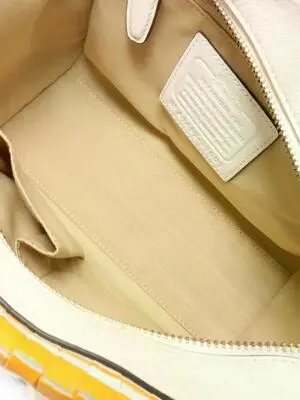 COACH VINTAGE Bleecker Woven Striped Tote Bag