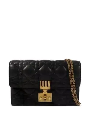 Dior Dioraddict Cannage Cross Body Mini Bag - Black
